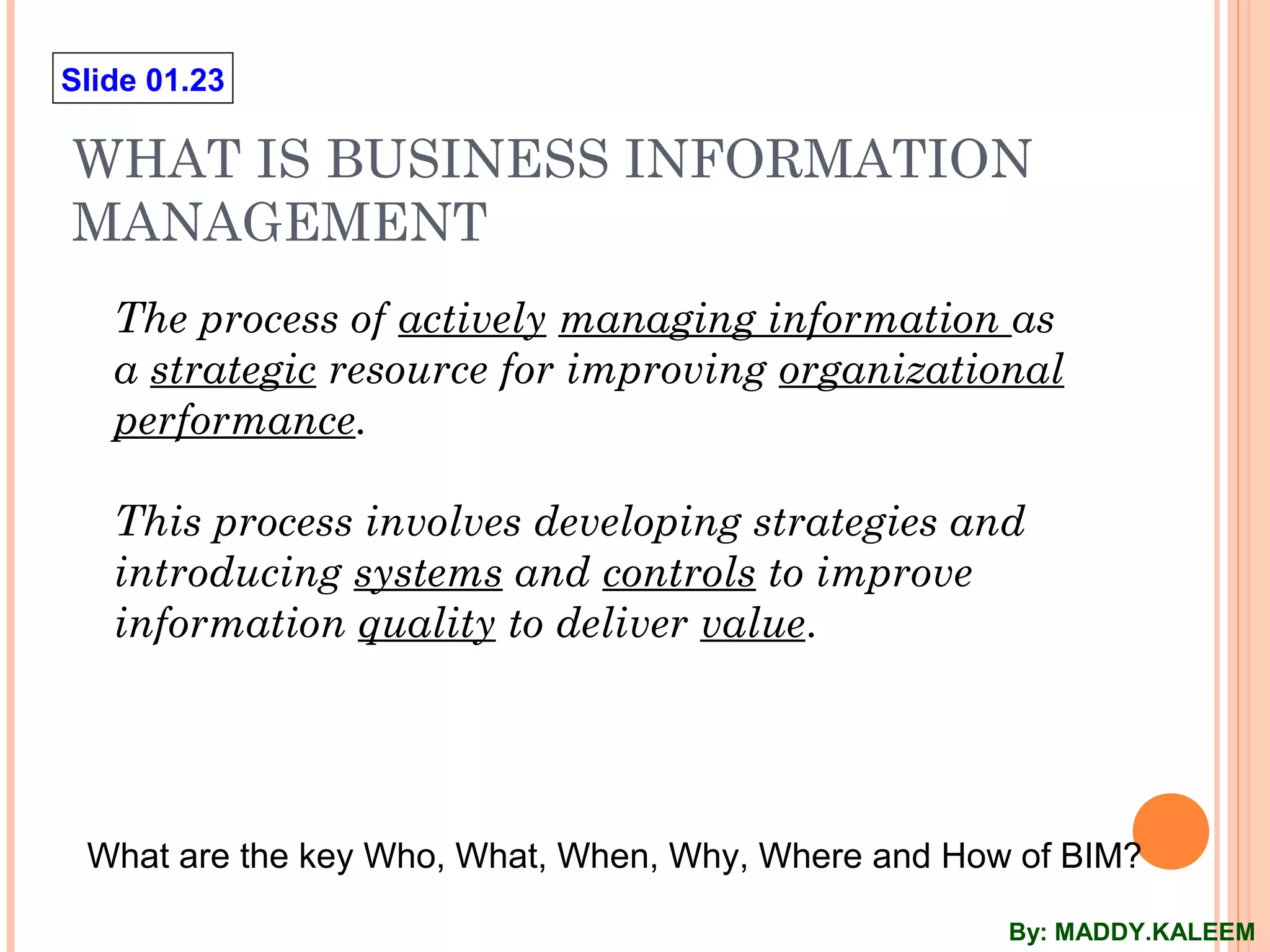 Introduction to Information Management Chapter 1 | PPT
