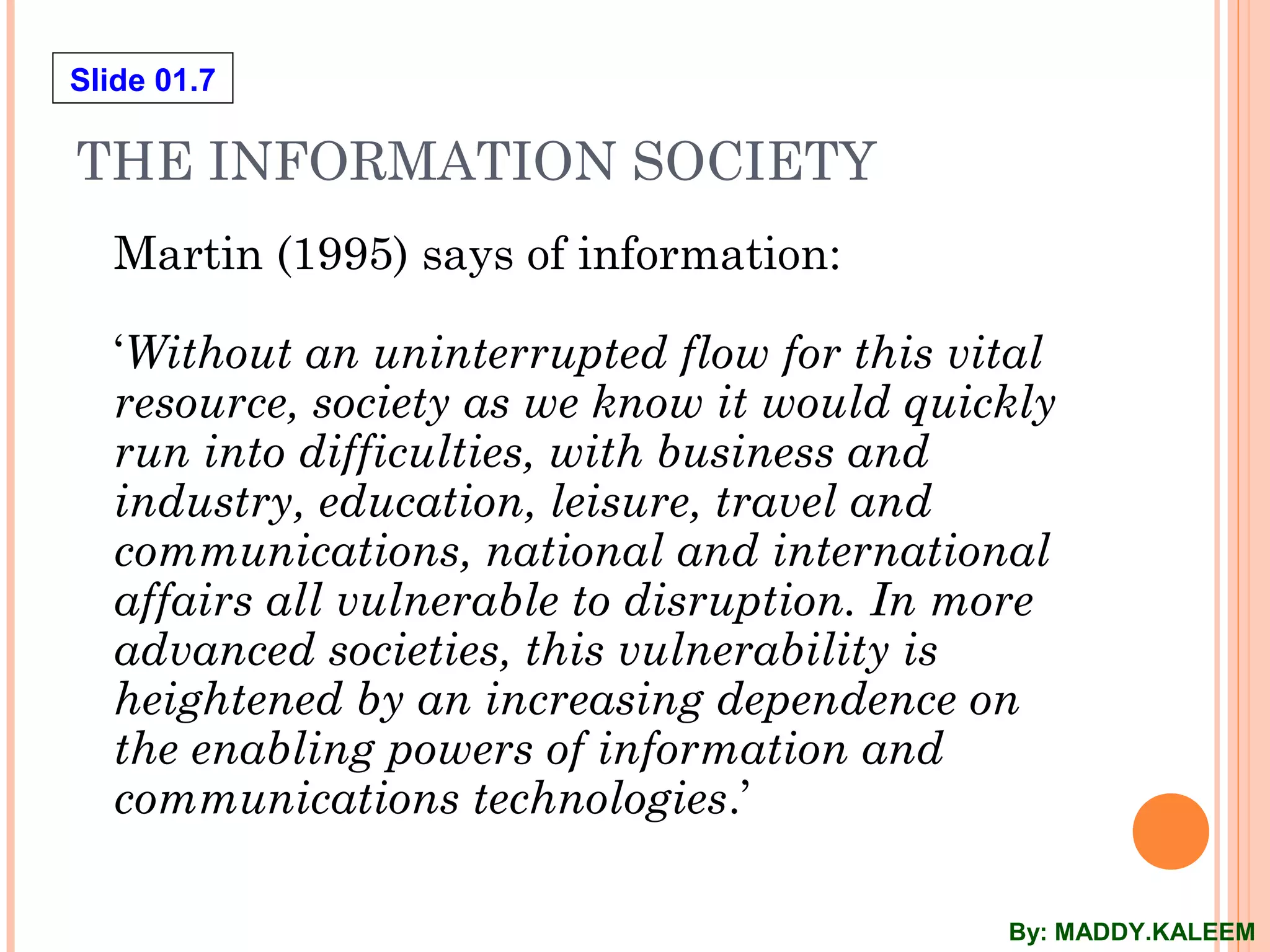 Introduction to Information Management Chapter 1 | PPT