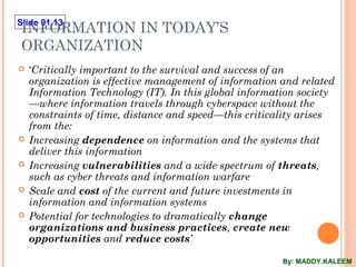Introduction to Information Management Chapter 1 | PPT