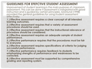 Basic Concepts in Assessment in Learning | PDF