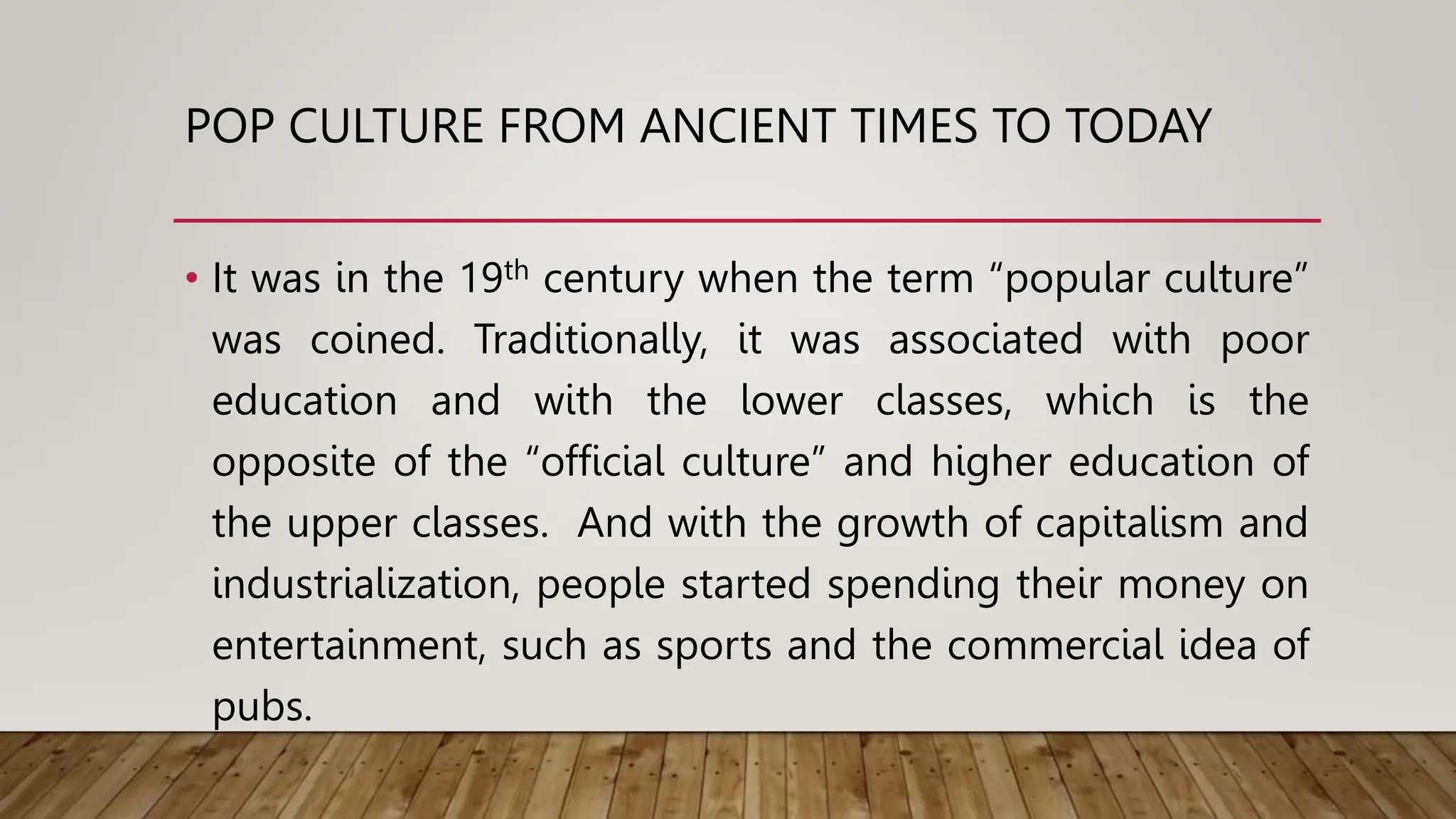 ART'S AND HUMANITIES POP CULTURE.PPT.COM