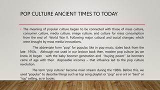 ART'S AND HUMANITIES POP CULTURE.PPT.COM