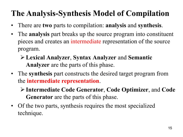 Chapter 1pptx Compiler Design Course Material Ppt