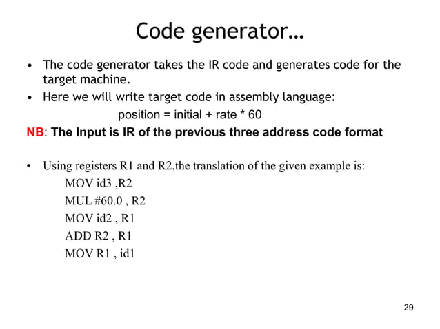 Chapter-1.pptx compiler Design Course Material | PPTX