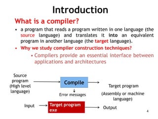 Chapter-1.pptx compiler Design Course Material | PPTX