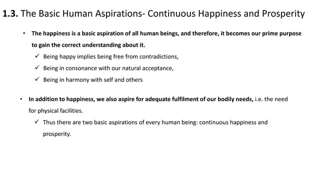 UNIVERSAL HUMAN VALUES - INTRODUCTION TO VALUE EDUCATION | PPTX