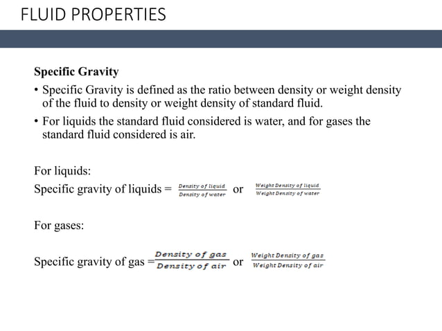 Fluid mechanics fluid properties and characteristics | PPTX