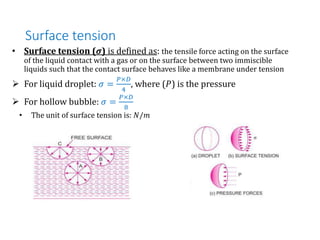 Fluid mechanics fluid properties and characteristics | PPTX