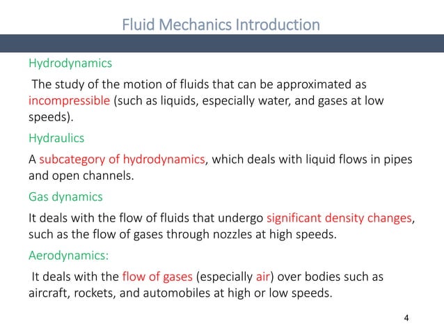 Fluid mechanics fluid properties and characteristics | PPTX