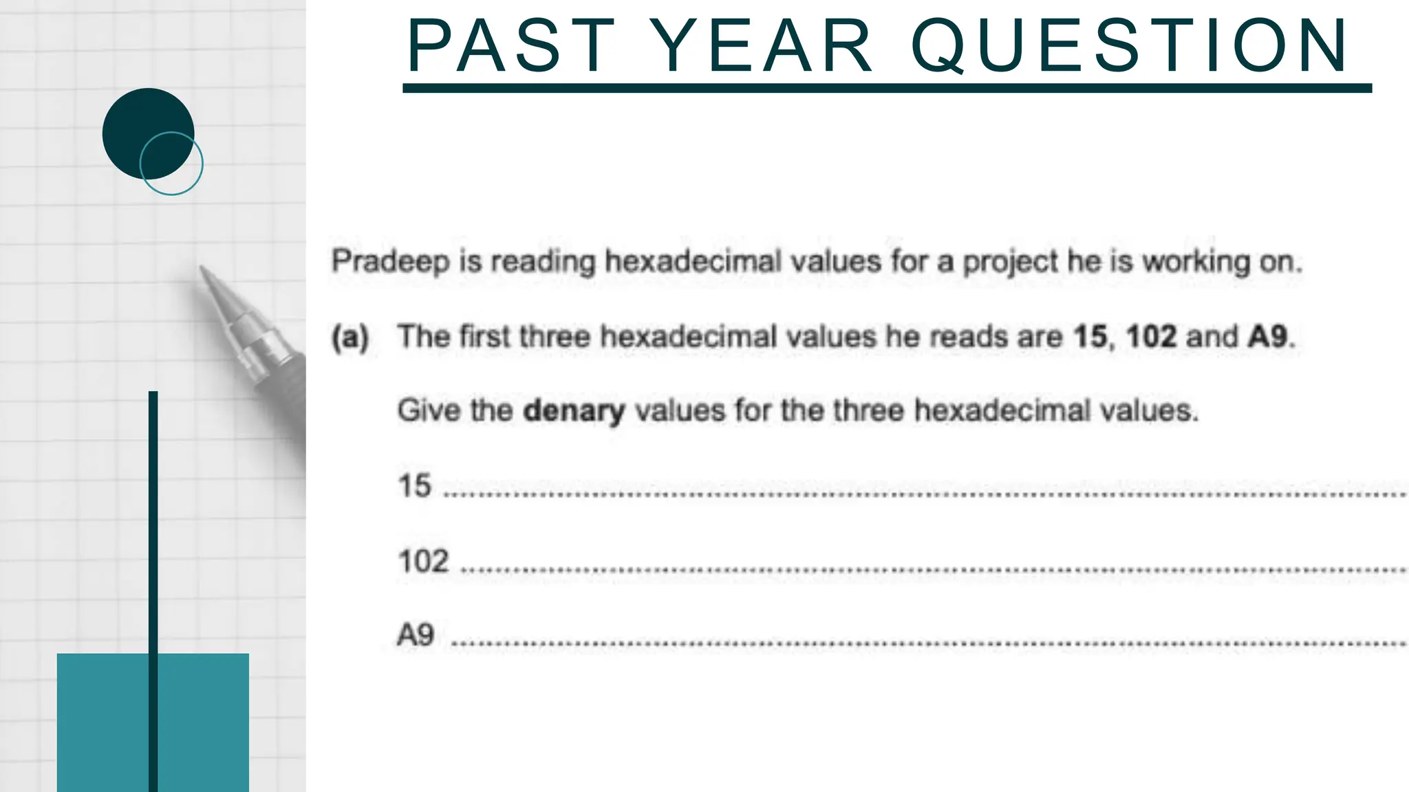 Igcse Computer Science Chapter 1 Binary Ppt