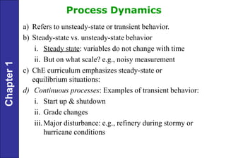 Chapter-1 : introduction to process control and dynamics | PDF