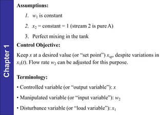 Chapter-1 : introduction to process control and dynamics | PDF