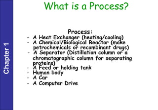 Chapter-1 : introduction to process control and dynamics | PDF