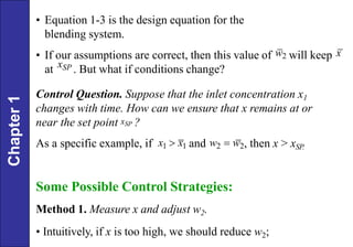 Chapter-1 : introduction to process control and dynamics | PDF