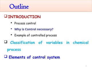 CHAPTER-one.pptx, introduction to process dynamics and control | PPTX