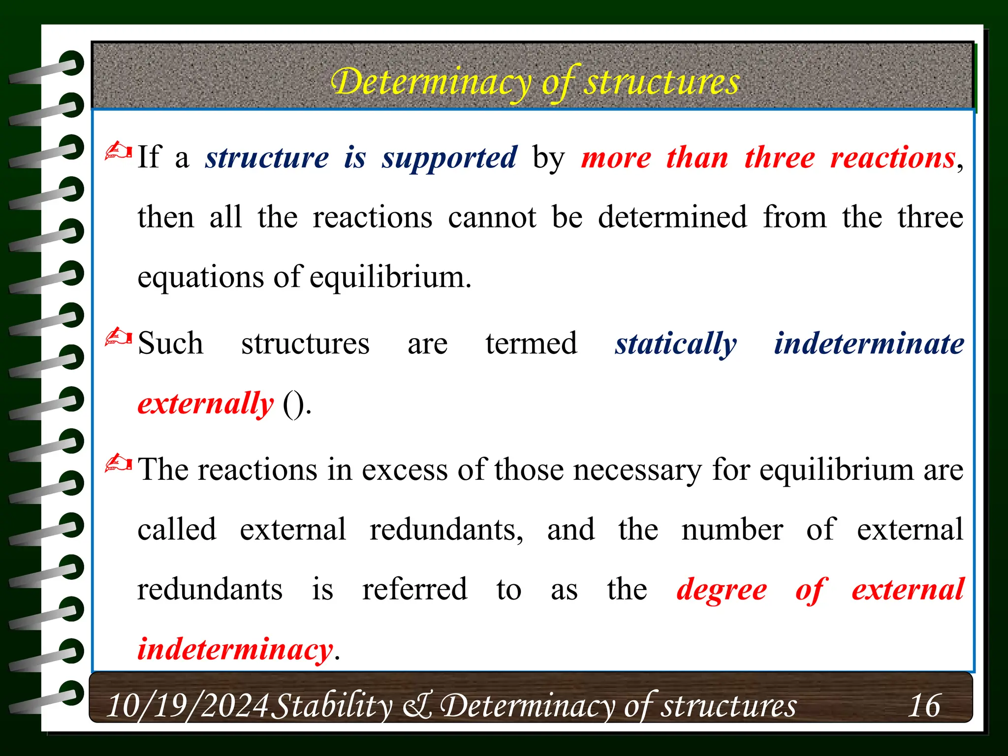 Theory of Structures (Stability and determinacy).pptx