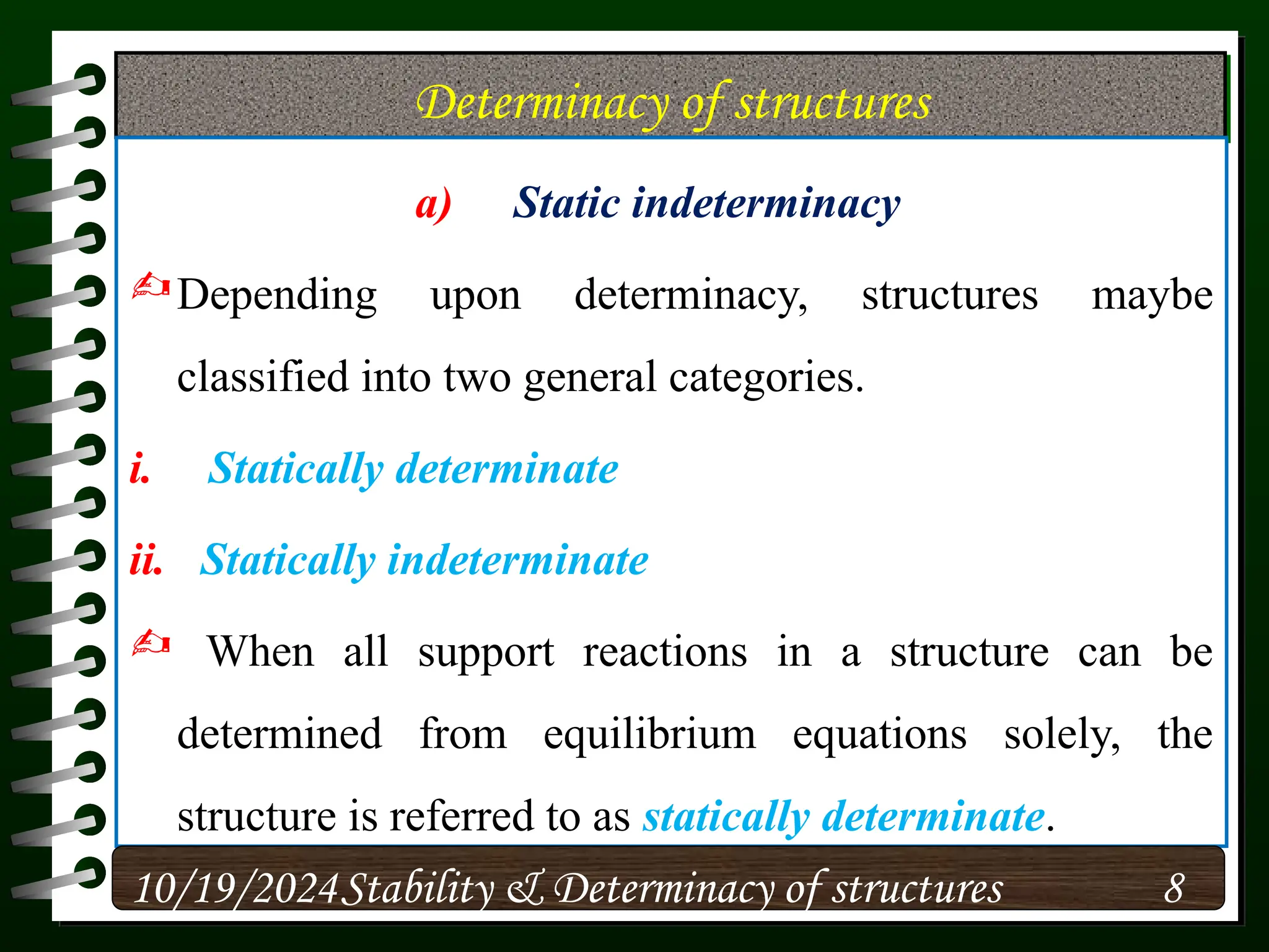 Theory of Structures (Stability and determinacy).pptx