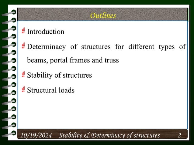 Theory of Structures (Stability and determinacy).pptx