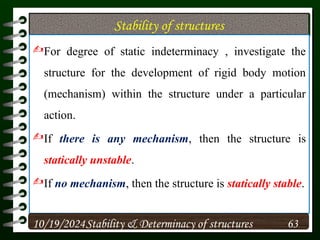 Theory of Structures (Stability and determinacy).pptx