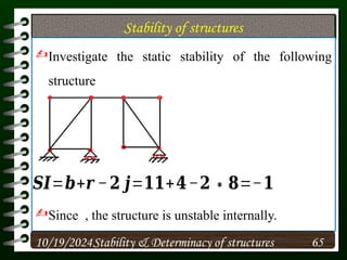 Theory of Structures (Stability and determinacy).pptx