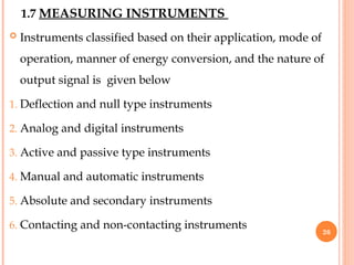 instrumentation and Measurement chapters | PPT
