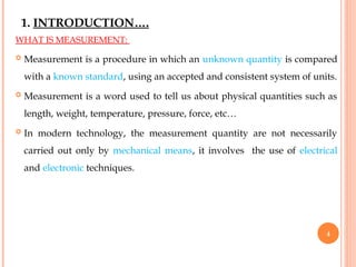 instrumentation and Measurement chapters | PPT