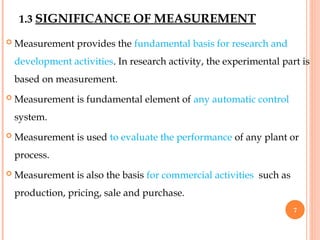 instrumentation and Measurement chapters | PPT