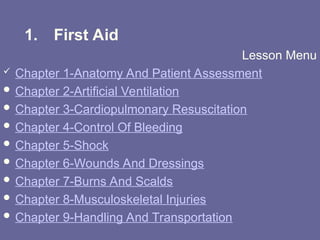 Basic First Aid (Organization and Companies) | PPT