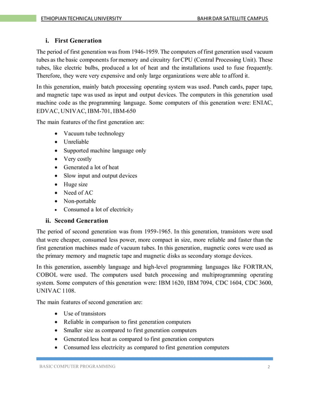 Problem Solving Using Computers FOR any dep't | PDF