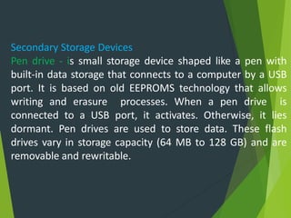 CBSE Informatics Practices Chapter-11 Basic Computer Organization | PPTX