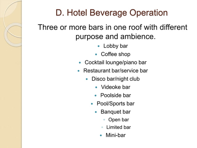 chapter-1-Beverage-Service-Industry-an-Introduction.ppt | Bars & Restaurants | Attractions