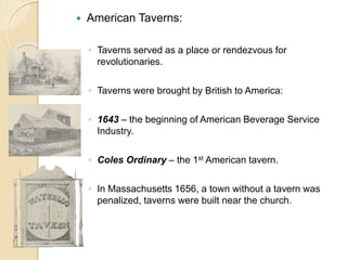 chapter-1-Beverage-Service-Industry-an-Introduction.ppt | Bars & Restaurants | Attractions