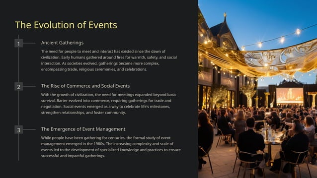 CHAPTER 1 EVENT MANAGEMENT: AN OVERVIEW FOR THE | PPT