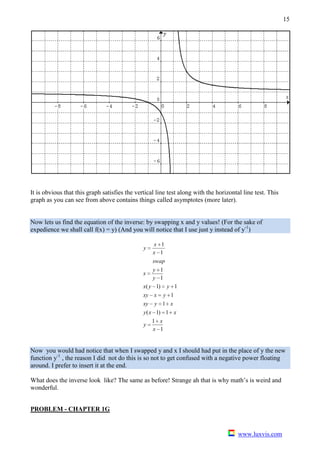 Chapter 1 Functions Relations V3 | PDF