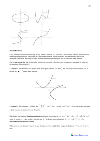 Chapter 1 Functions Relations V3 | PDF