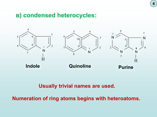 Chapter-1-Heterocyclic compounds.ppt-nomenclature | PPT