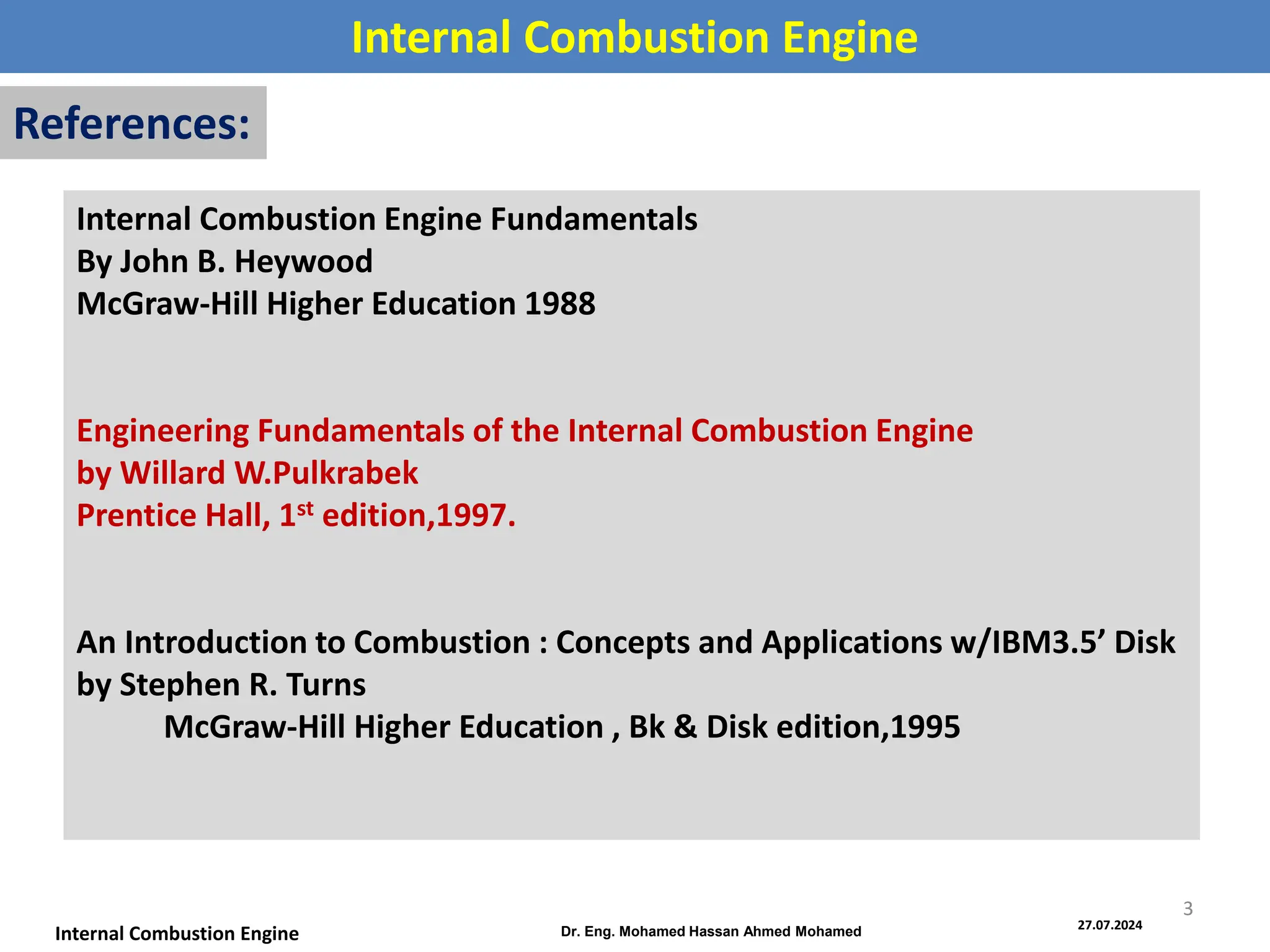 ICE introduction for internal combustion engine | PPT