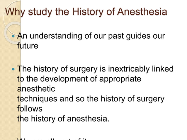 Chapter 1-intro duction of anesthesia | PPTX | Brain and Nervous System ...