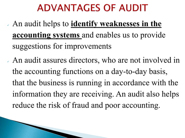 Chapter 1 -introduction to auditing | PPTX