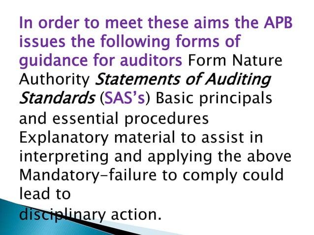 Chapter 1 -introduction to auditing | PPTX