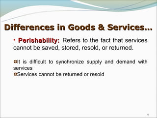 Chapter 1 - introduction to services | PPT