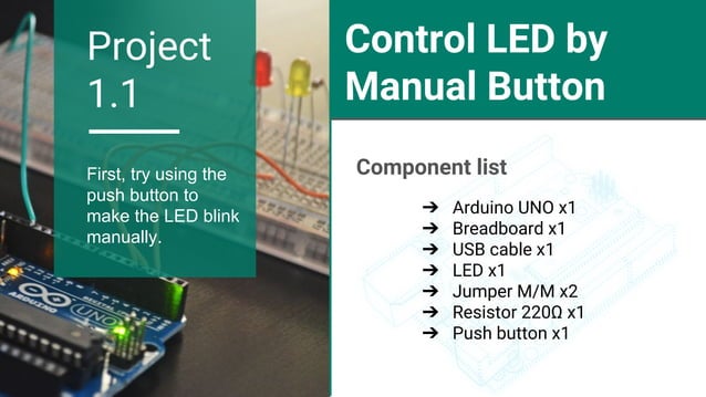 Aruino Lesson 1 - Led Blink | PPT