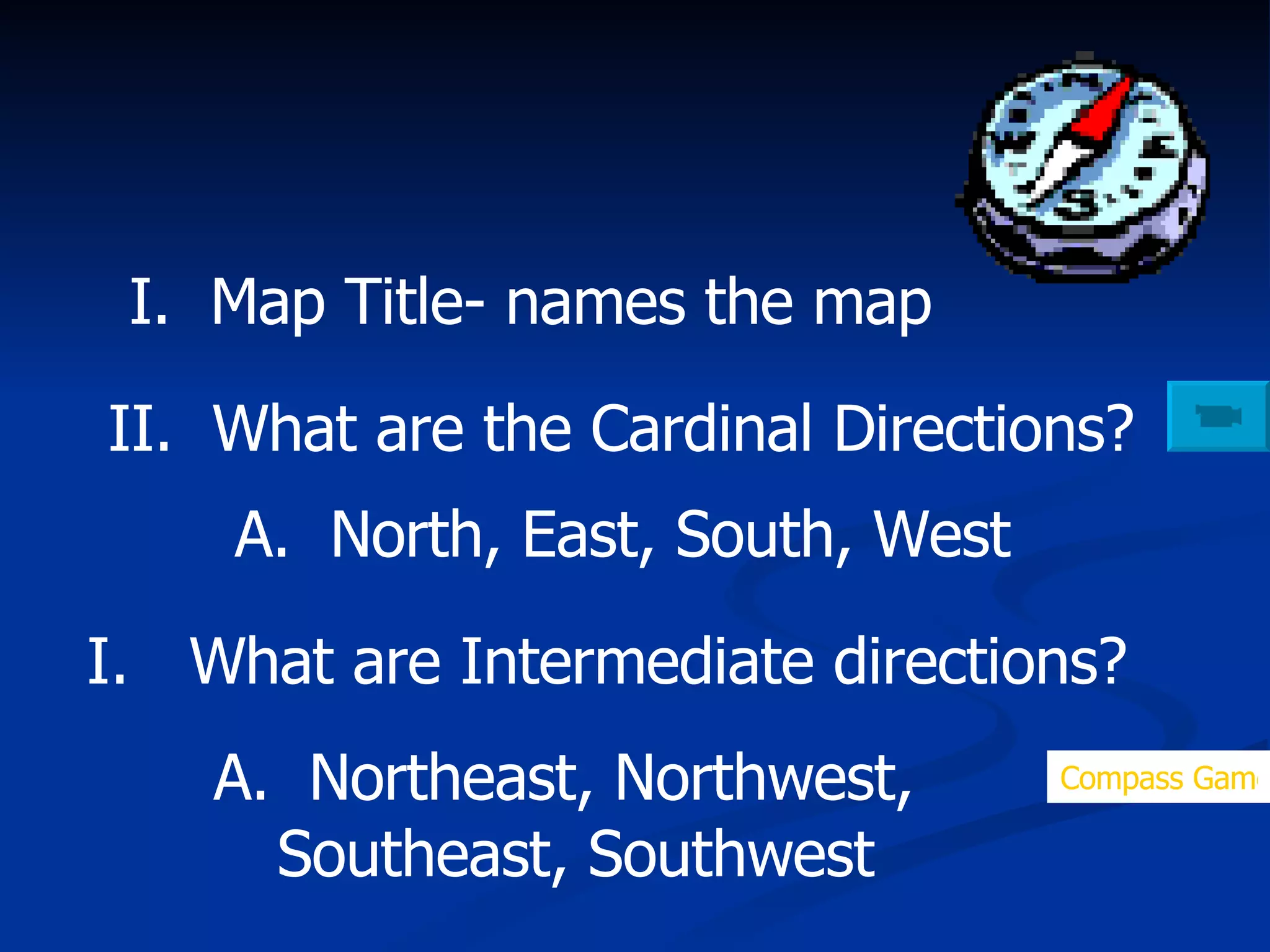 Chapter 1 Less 2 Map Skills | PPT