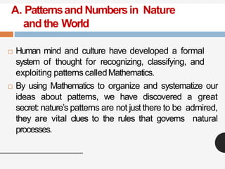 Chapter-1-Mathematics-in-our-World.pdf.d | PPT