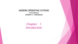 Introduction To operating System: | PPT