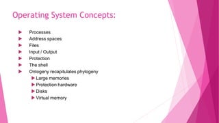 Introduction To operating System: | PPT
