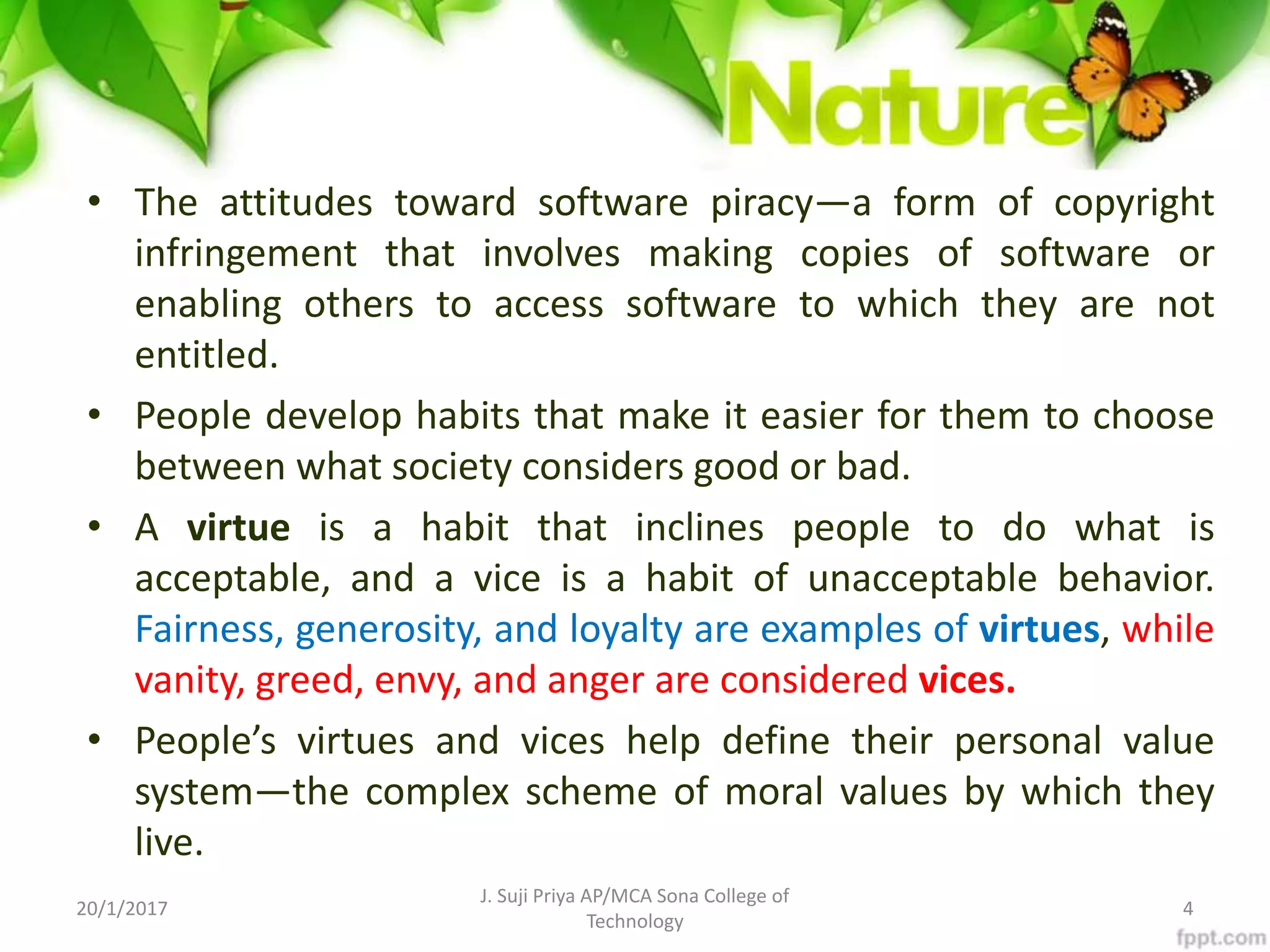 Chapter 1- Overview of Ethics | PPTX