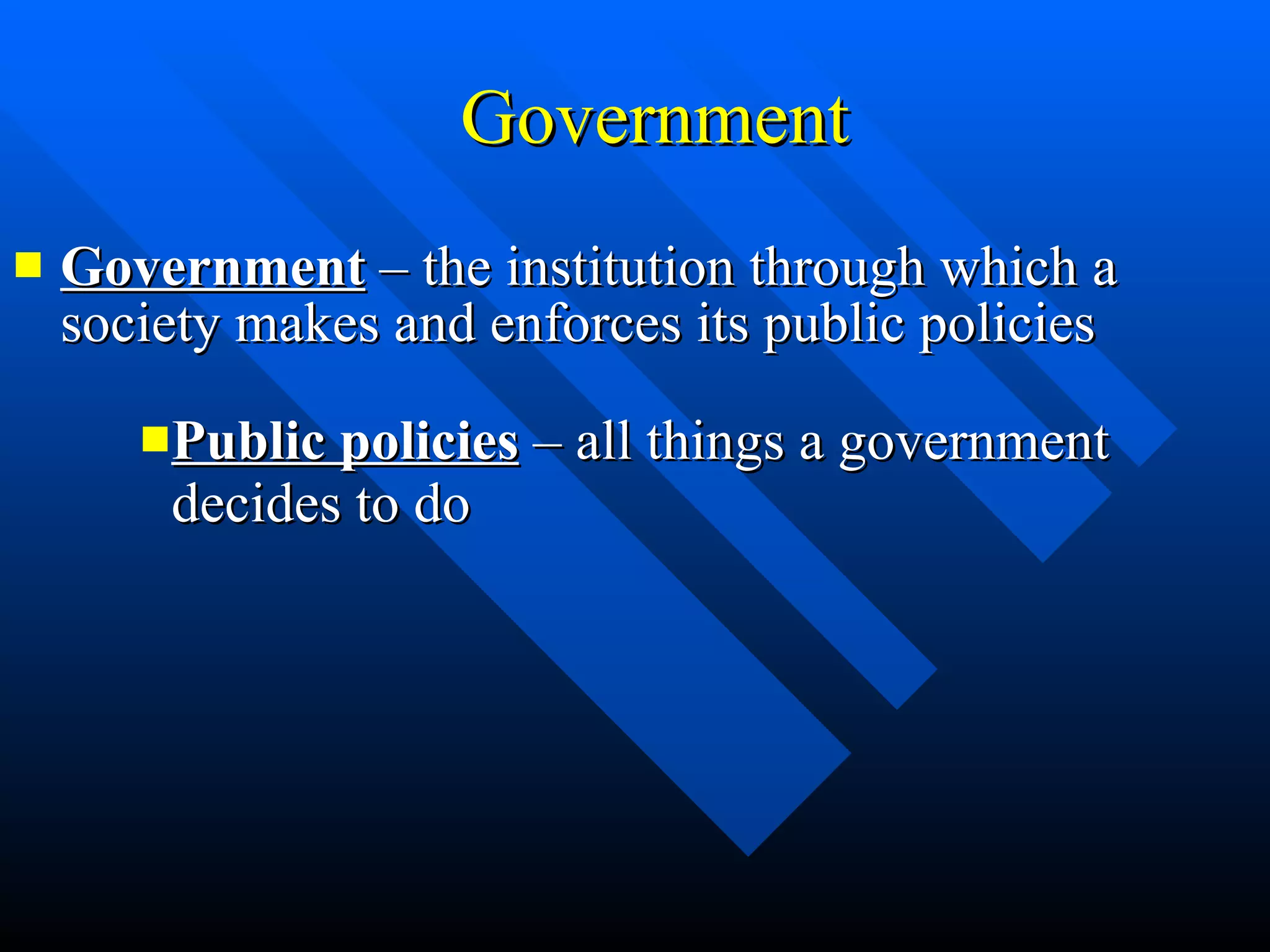 Chapter 1 Principles Of Gov\ T | PPT