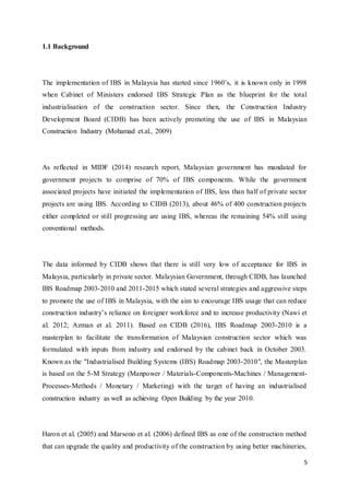 Chapter 1-research proposal | DOCX | Construction Industry | Industries