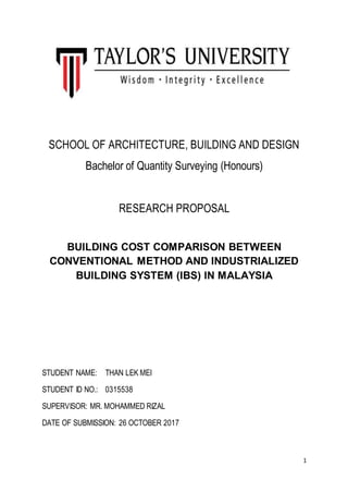 Chapter 1-research proposal | PDF